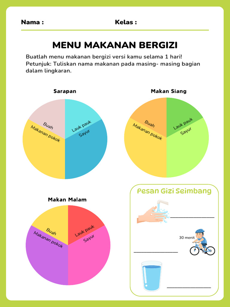 LKPD P5 Menyusun Menu Bergizi | PDF