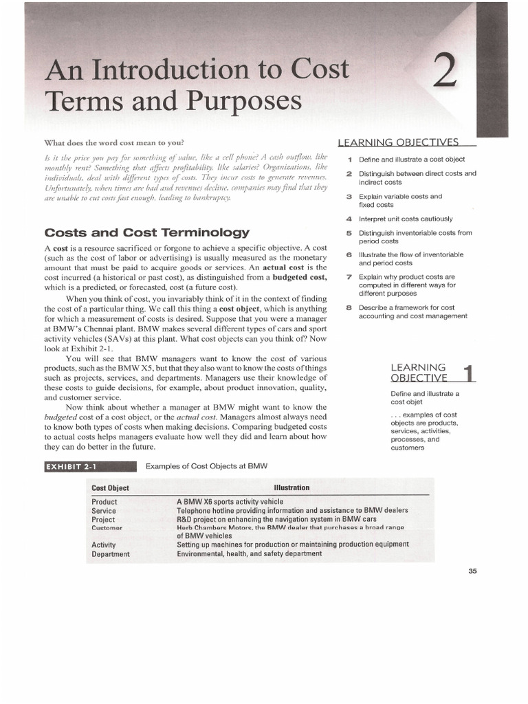 Cost Accounting Chapter-2 | PDF