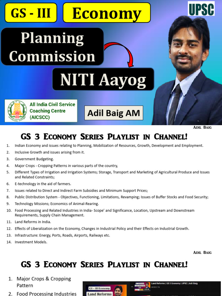 2) Planning Commission Niti Aayog | PDF