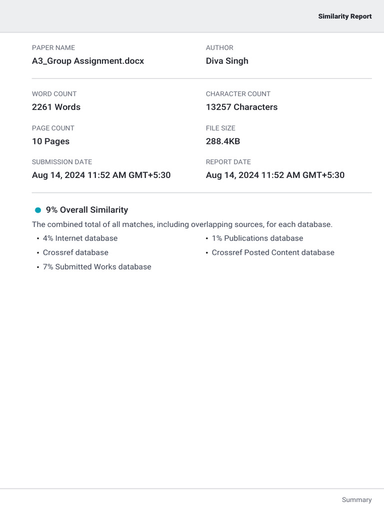 A3 - Group Assignment | PDF