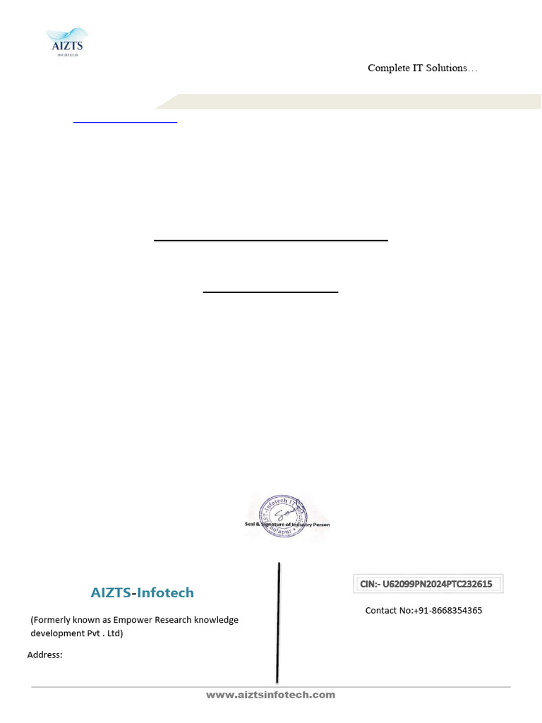 SAYED HAMMAD Certificate | PDF