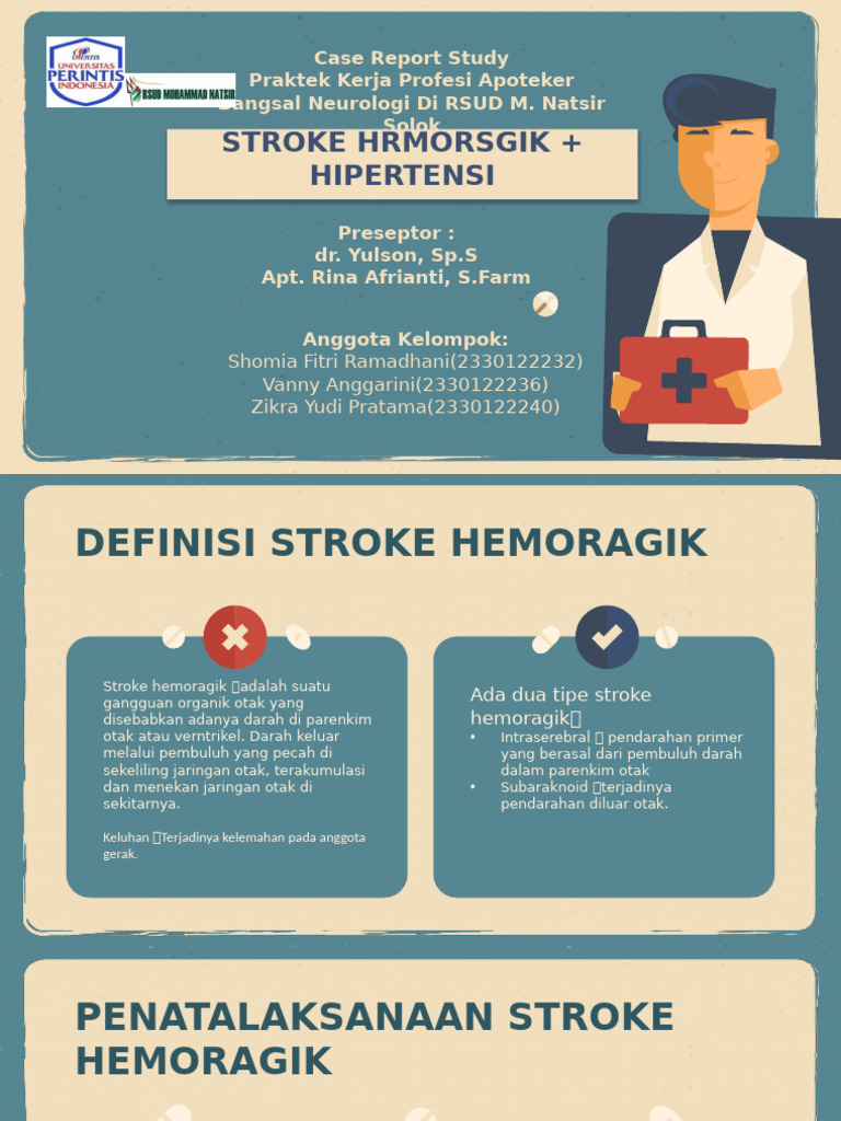 Case Neuro Stroke Hemoragik | PDF | Metabolic Disorders | Lipid
