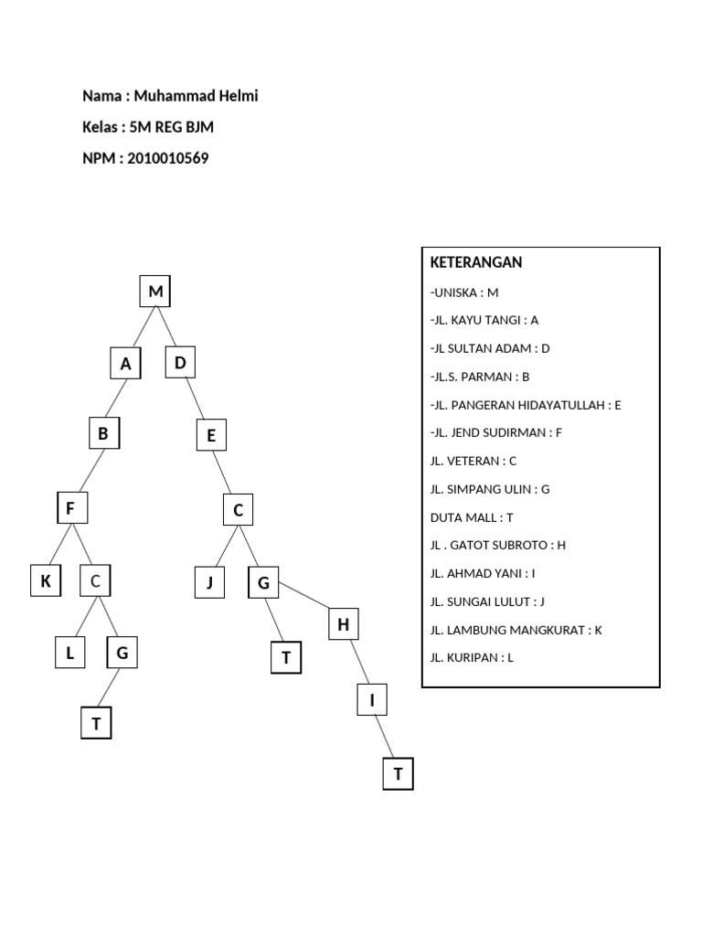 TUGAS AI - Muhammad Helmi - 2010010569 | PDF