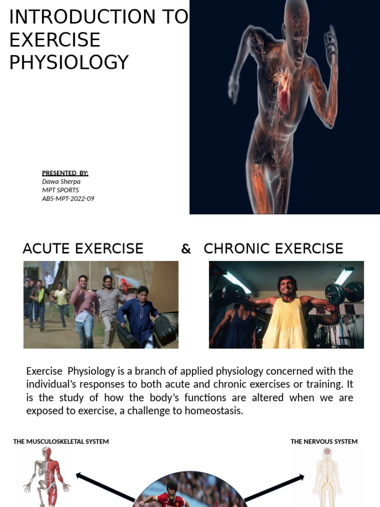 Introduction To Exercise Physiology | PDF