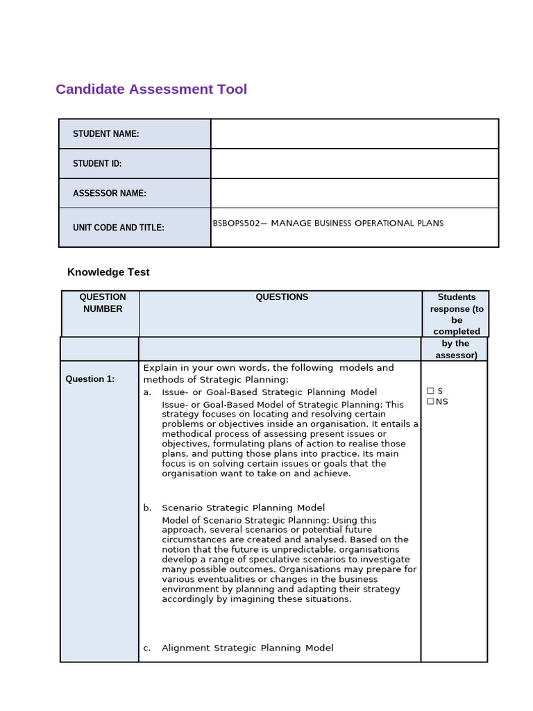 Assessment Cover Sheet | PDF