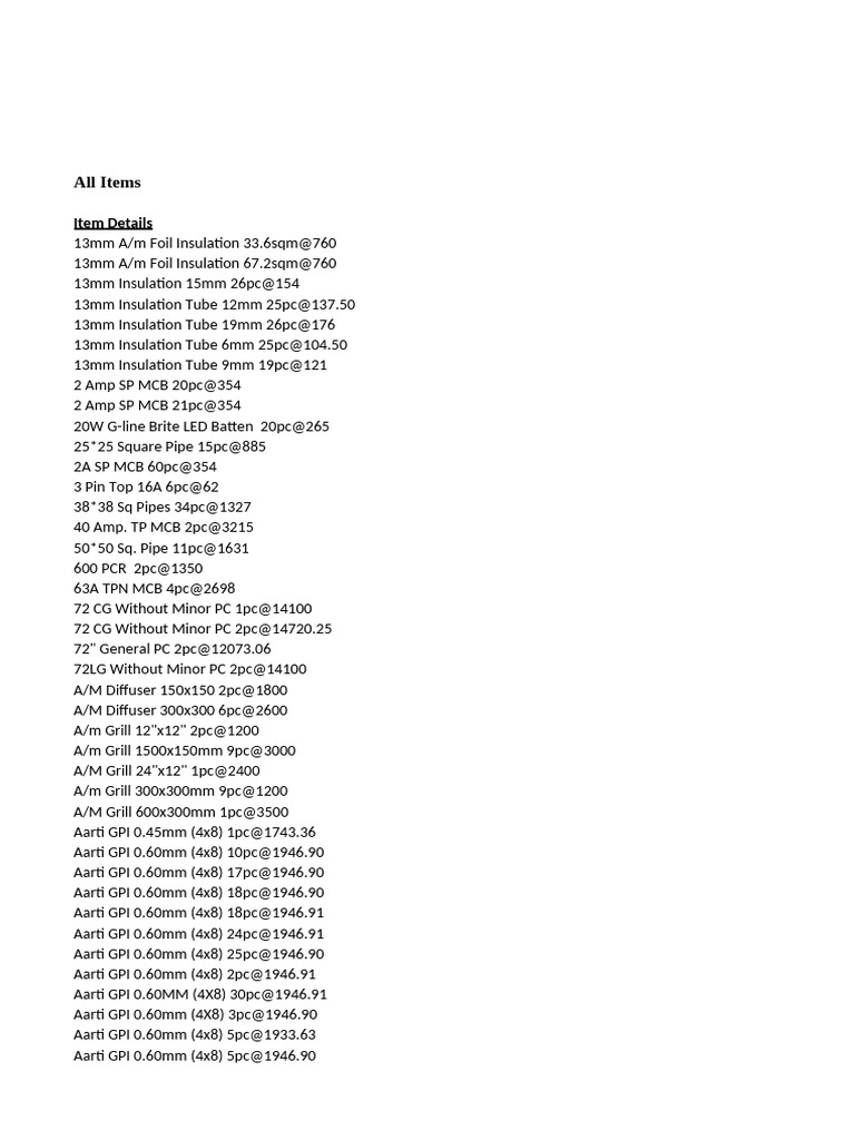 Stock Status | PDF