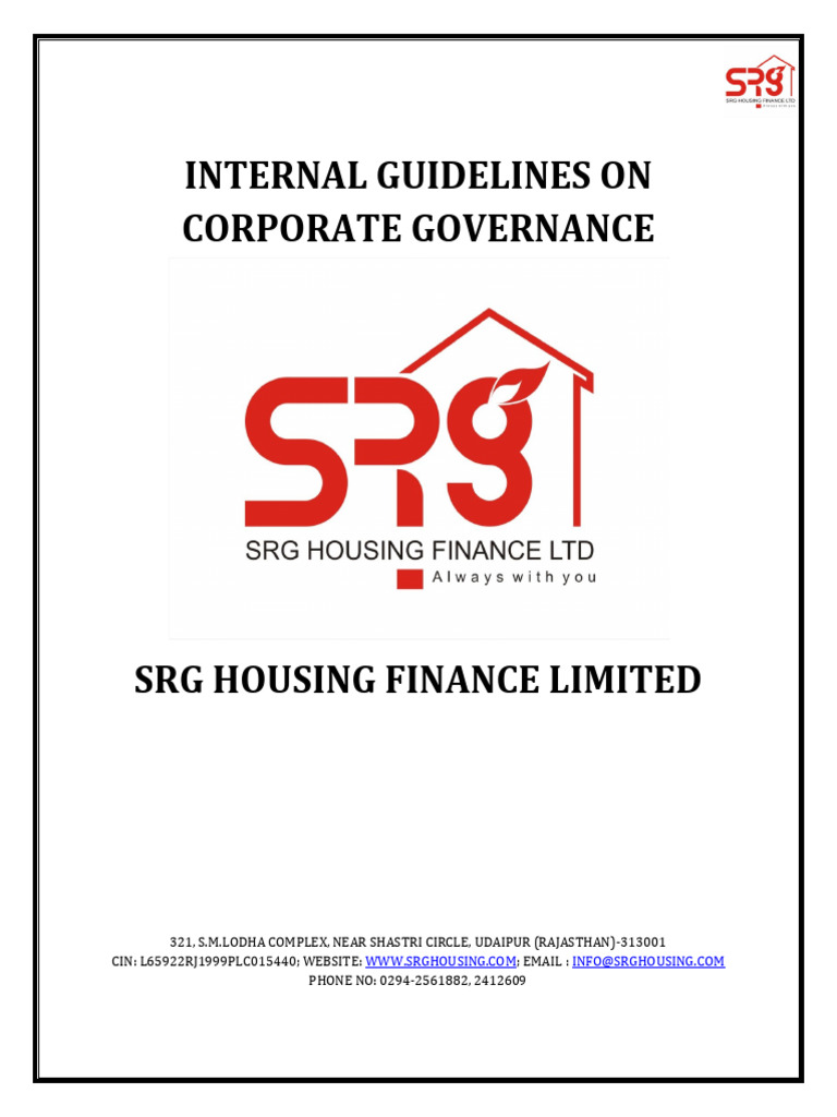 Internal Guidline on Corproate Governance | PDF