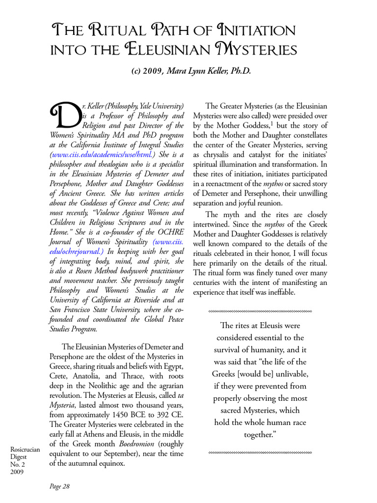 Ritual Path of Initiation Into The Eleus | PDF
