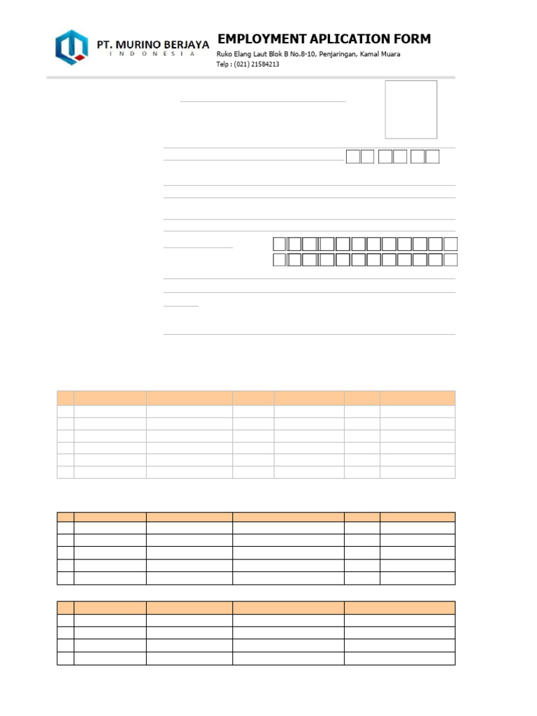 Aplication Form | PDF