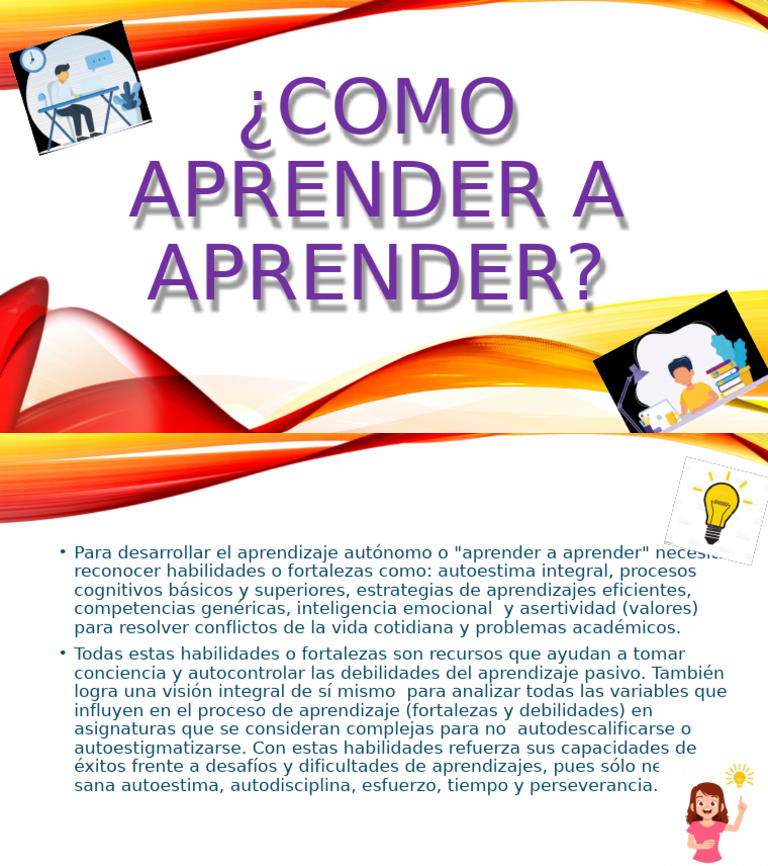 Como Aprender A Aprender | PDF