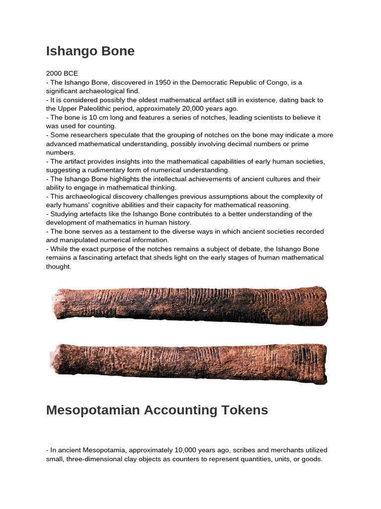 Maths Timeline | PDF