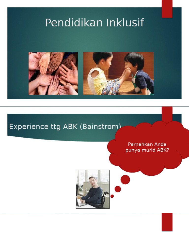 Konsep Pendidikan Inklusif | PDF