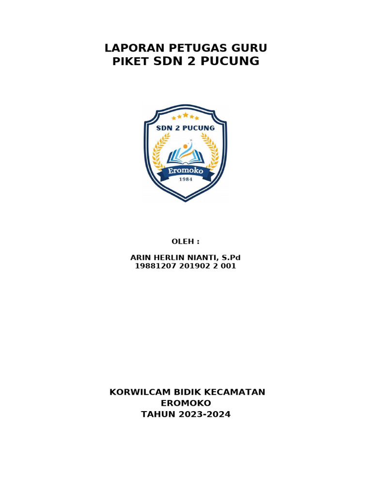 PROGRAM KERJA GURU PIKET ARIN FIX.pdf | PDF