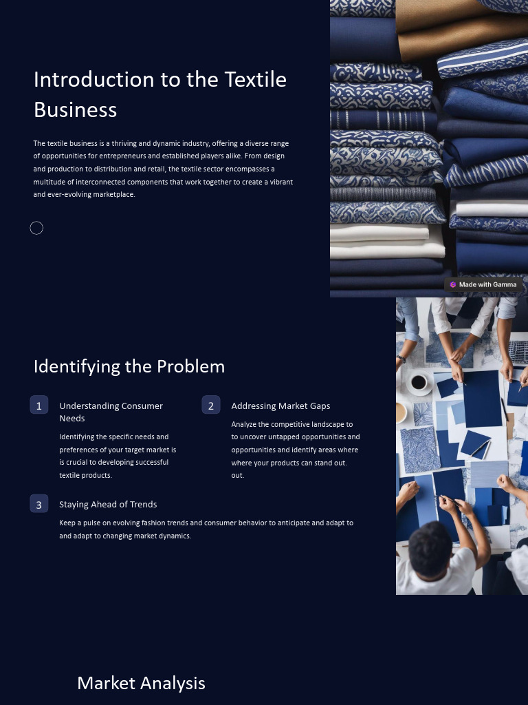 Introduction To The Textile Business | PDF