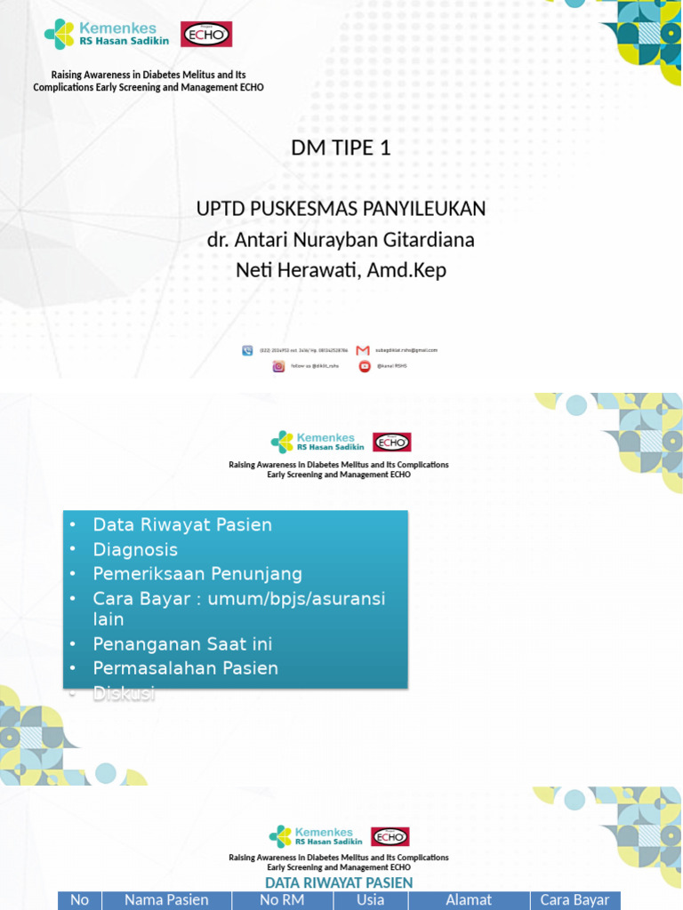 DM Tipe 1 Panyileukan | PDF