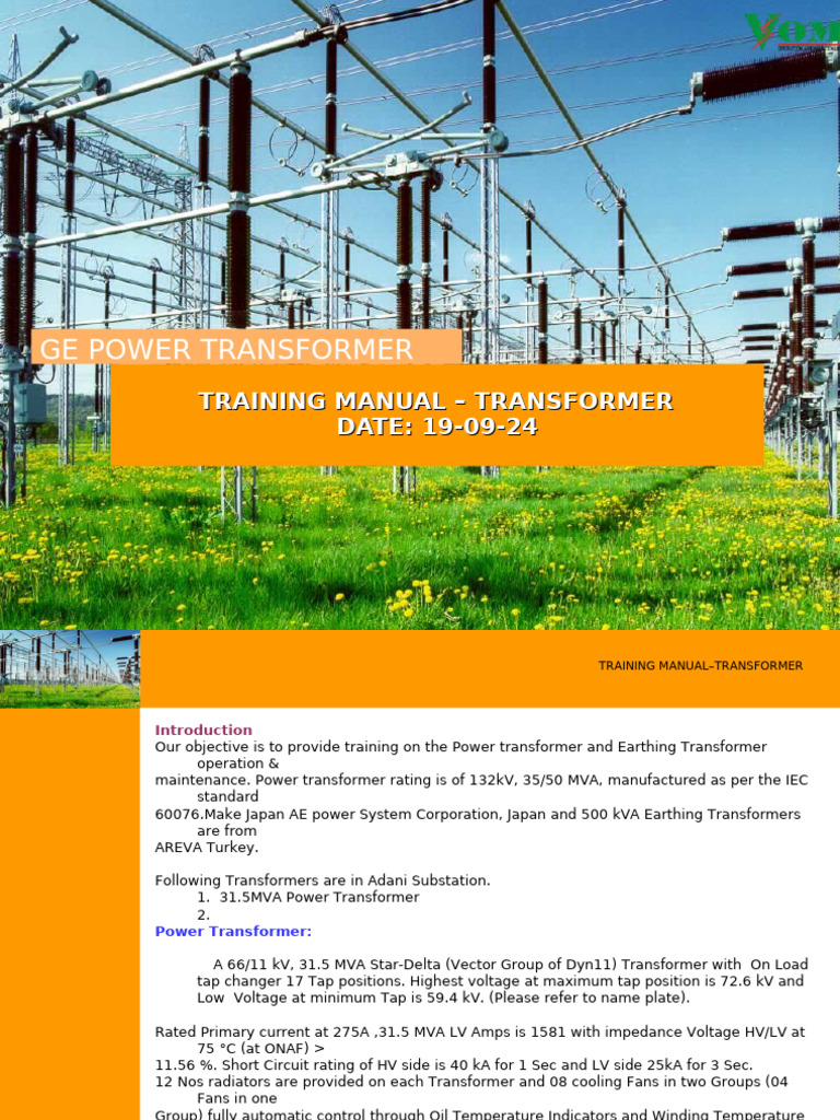 Transformer Presentation | PDF | Transformer | Switch