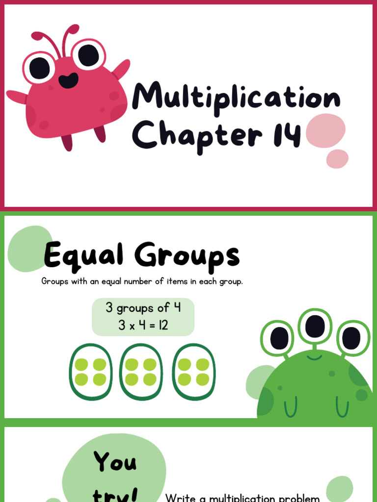 Multiplication, Grade 1 | PDF