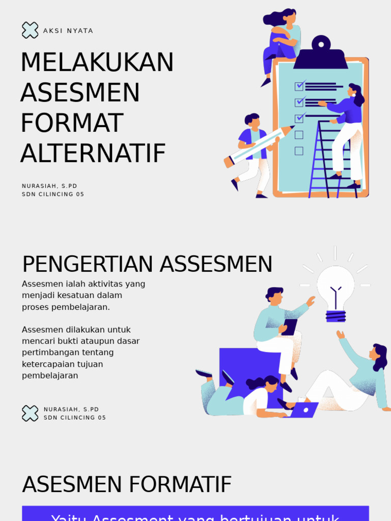 Assesment Formatif Alternatif | PDF
