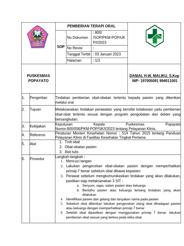 Sop Aff Kateter | PDF