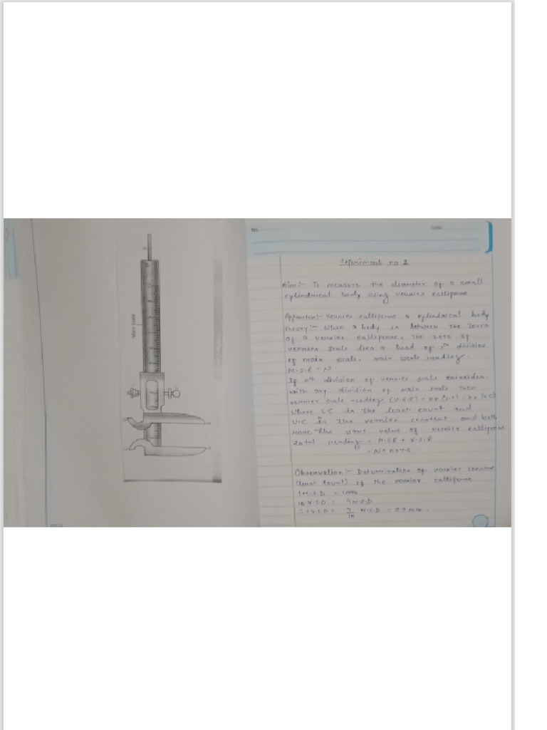 Physics Exp 1 to 4 | PDF