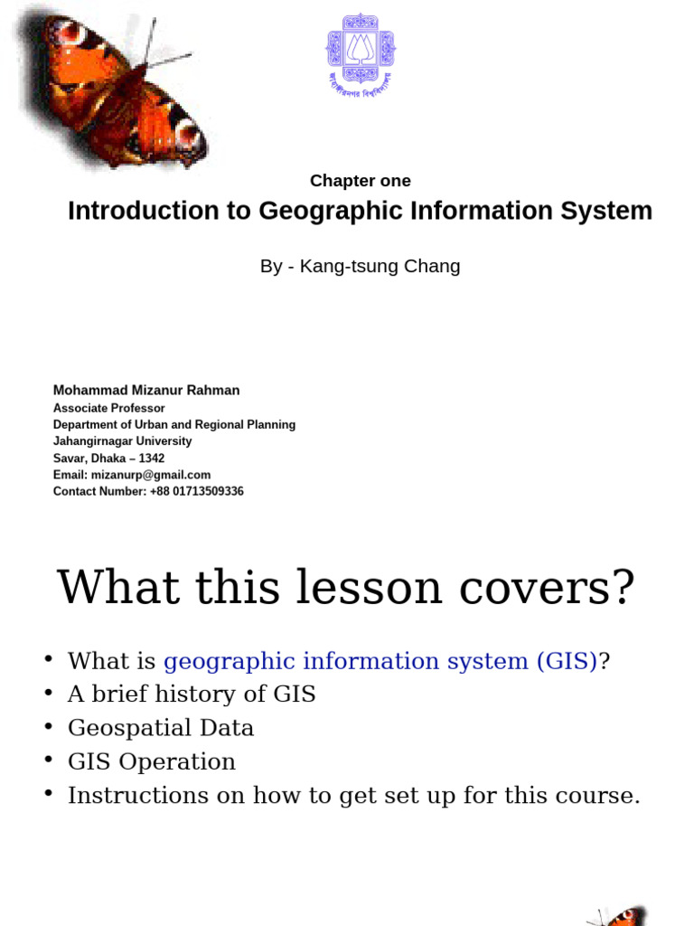 Lecture_01_Chap_01_GIS | PDF