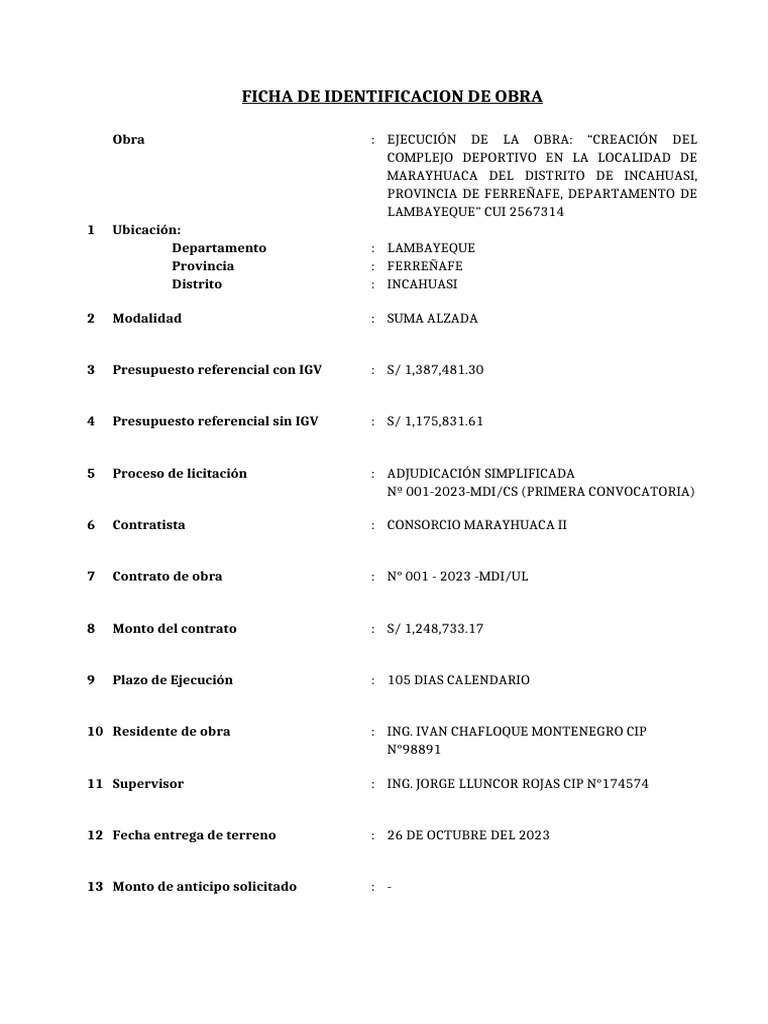 FICHA TECNICA (OK) | PDF