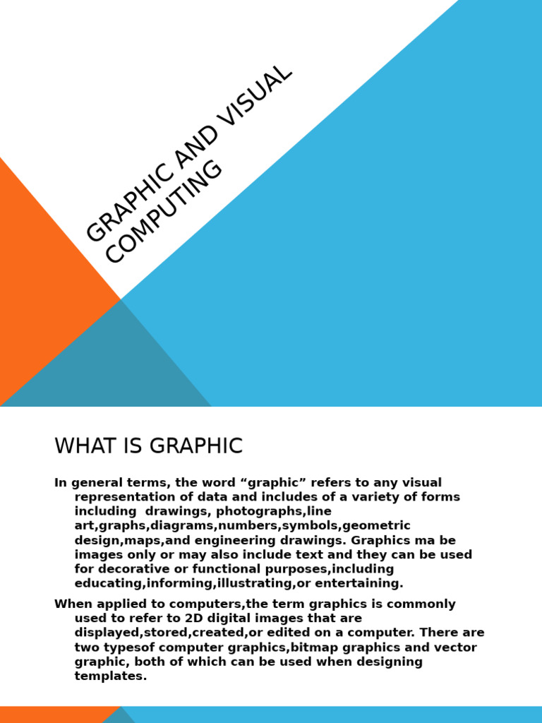 Graphic and Visual Computing Lesson | PDF