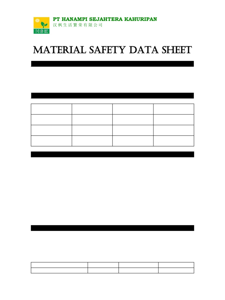 MSDS DAP Granules | PDF