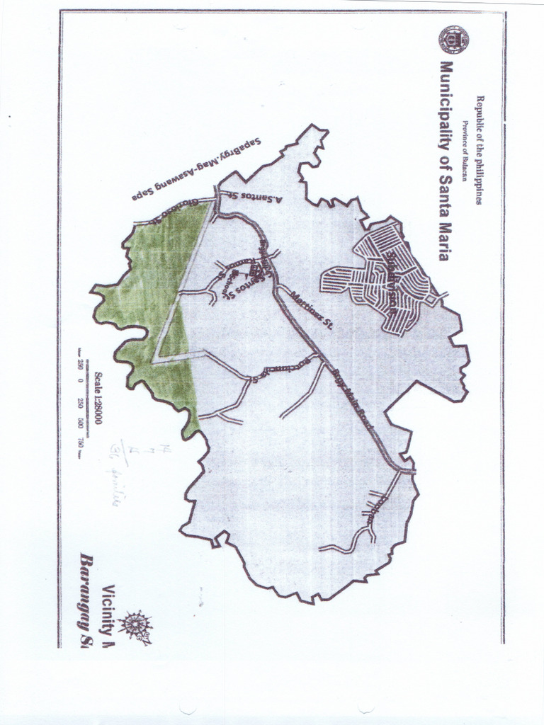 Silangan Vicinity Map | PDF