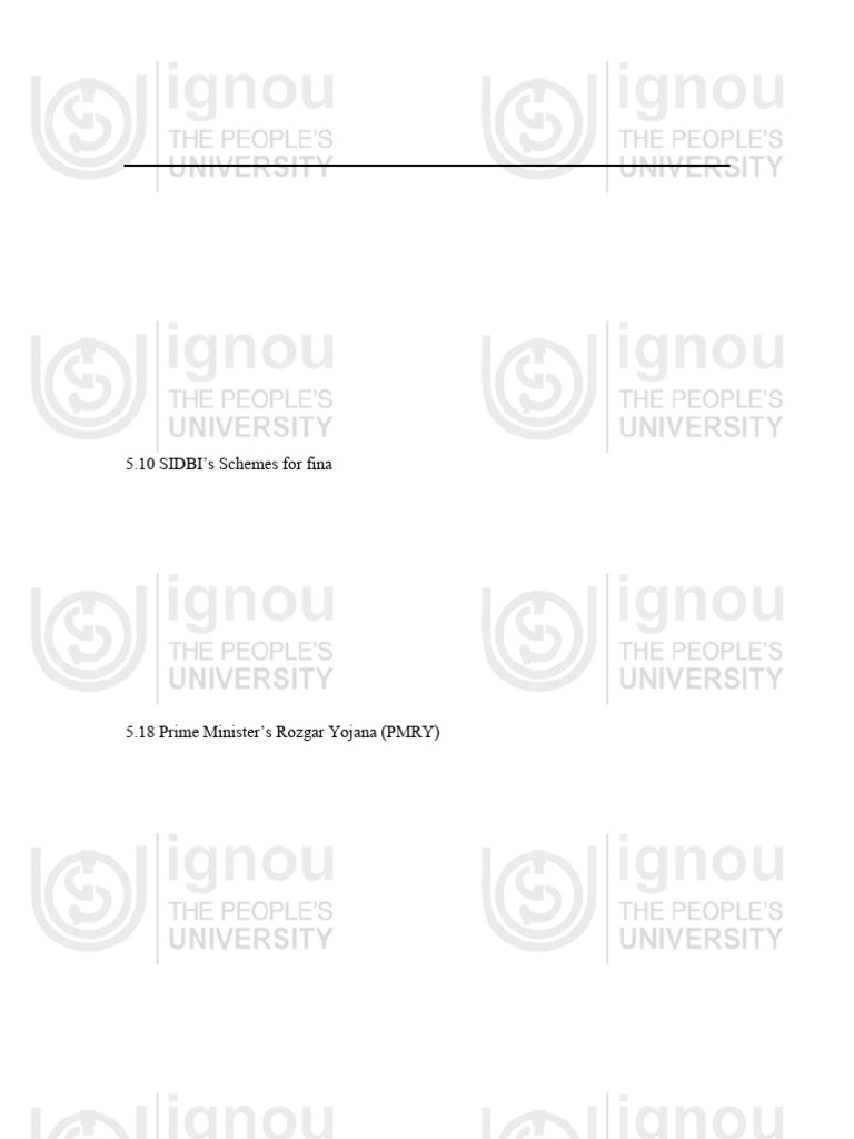 Unit 5 Entrepreneurship Development Pdf Microfinance Career Growth