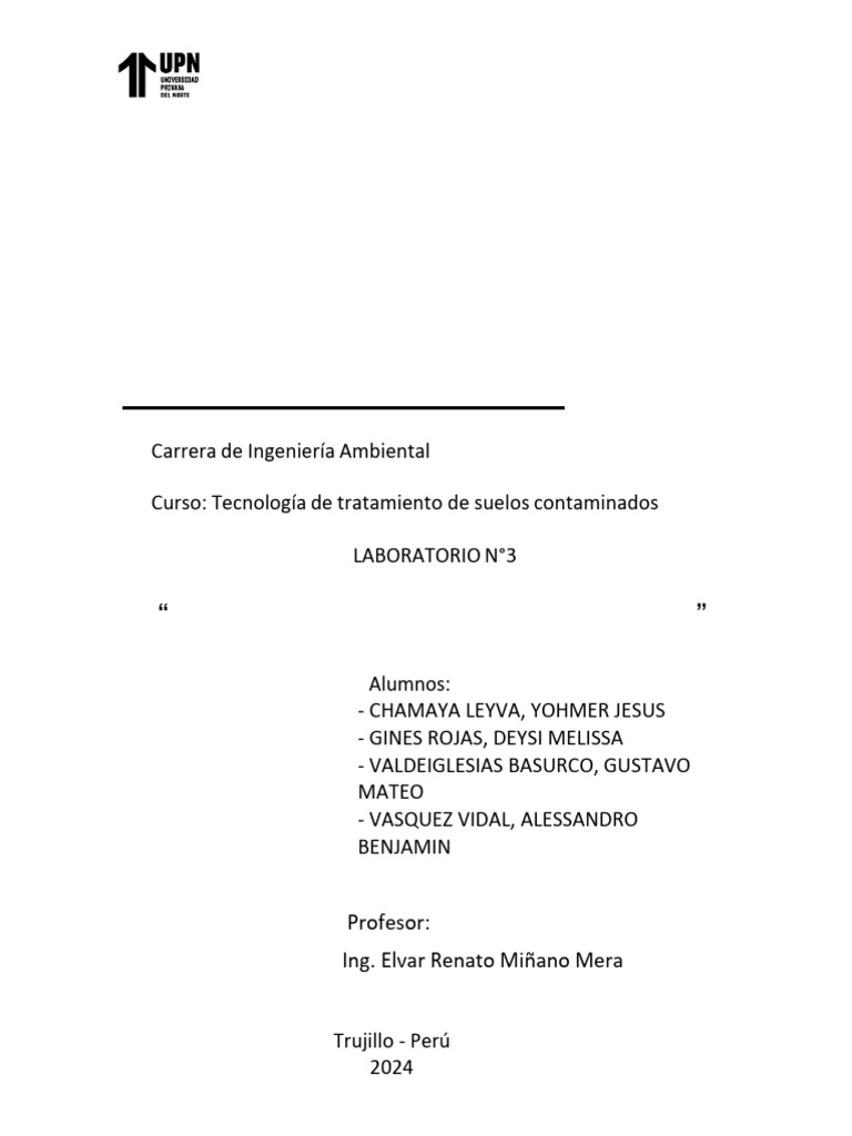 Semana 3 - Analisis Fisico y Quimico Del Suelo | PDF