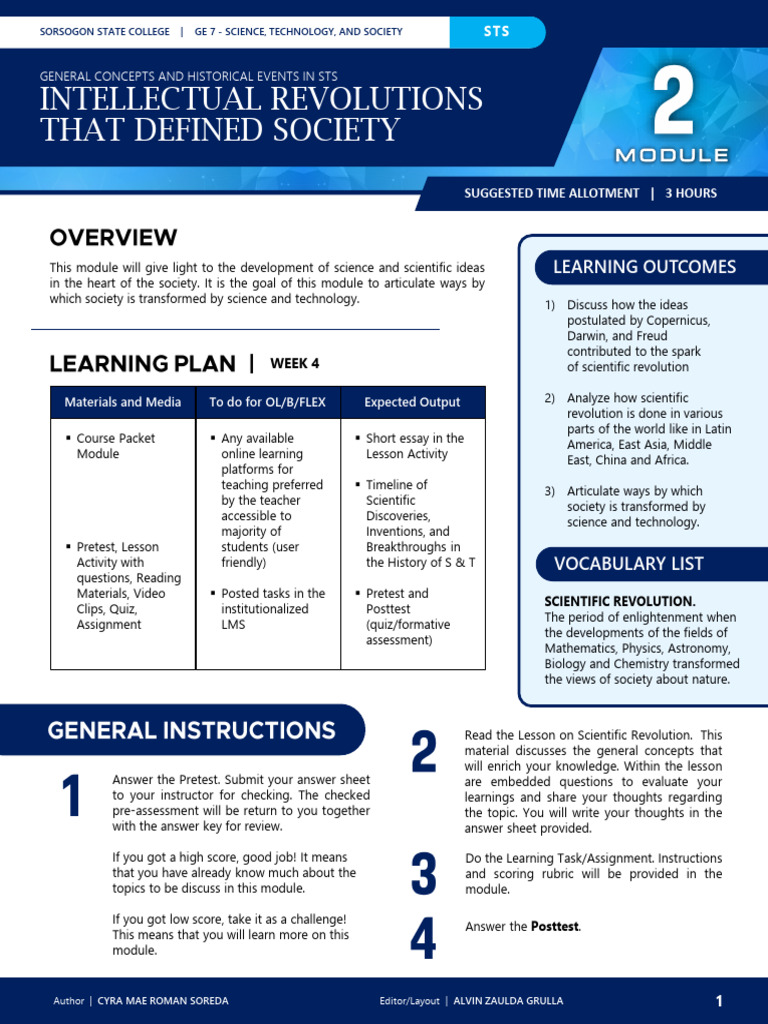 GE 7 STS Module 2 | PDF