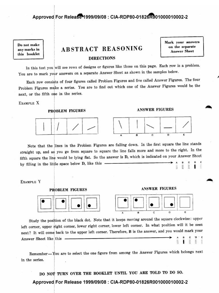 Differential Aptitude Tests - Clerical Speed and Accuracy | PDF