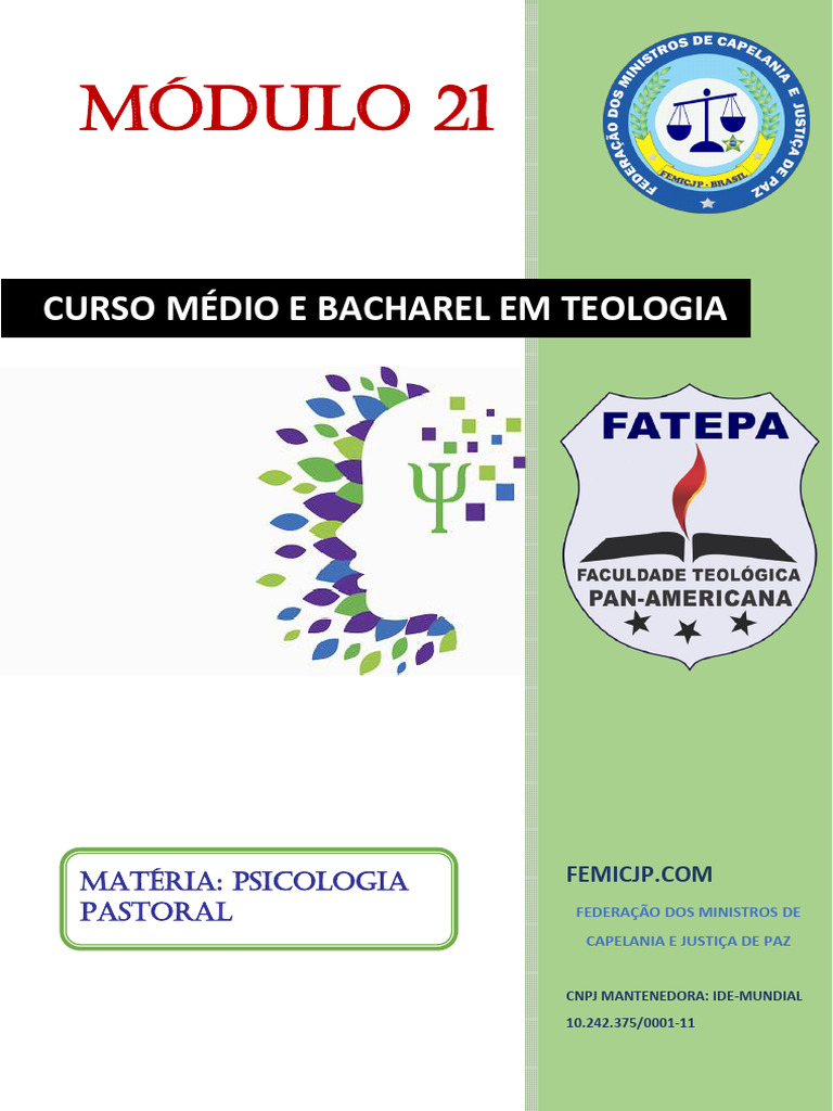 MÓDULO--21-----PSICOLOGIA--PASTORAL | PDF