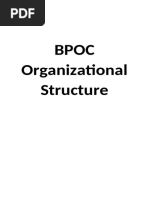 BCPC Organizational Structure | PDF | Wellness