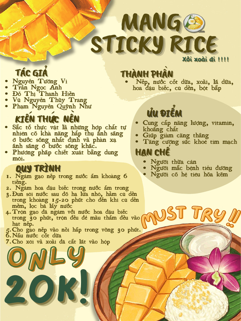 Mango Sticky Rice | PDF