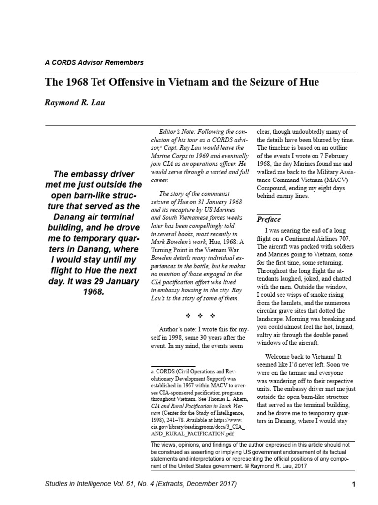 1968 Tet Offensive Vietnam | PDF