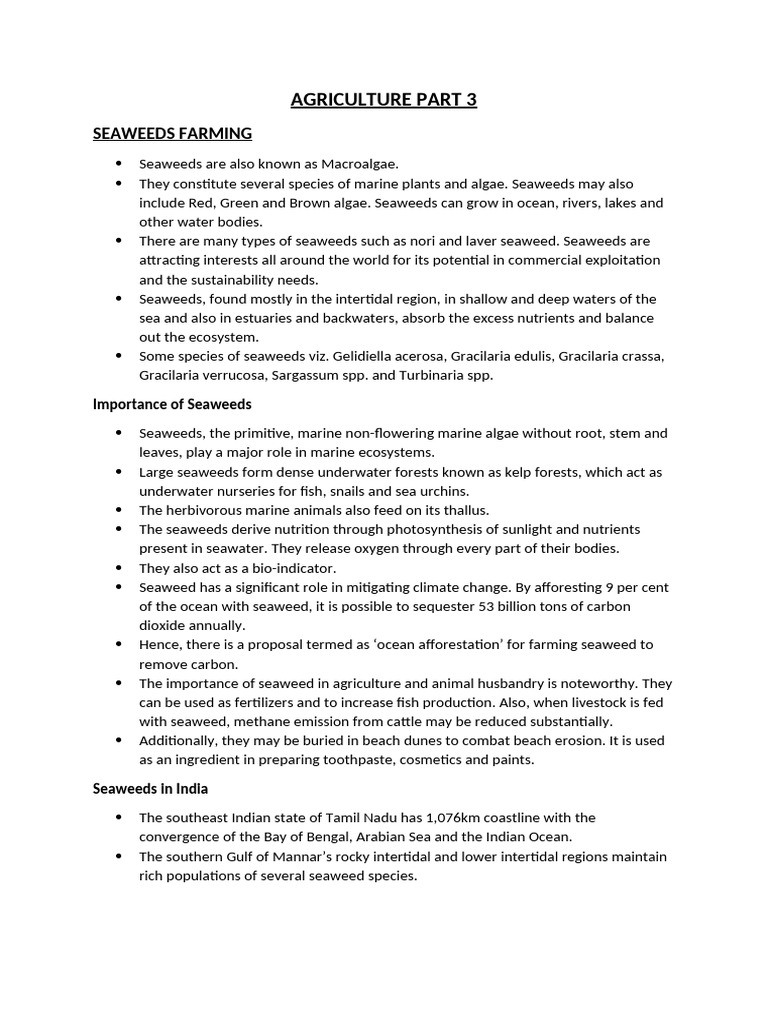 244 Agriculture Part 3 | PDF