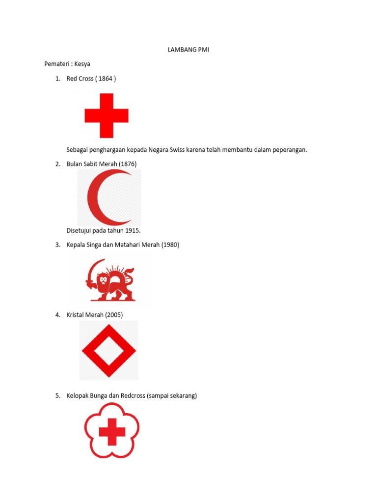 Lambang Pmi | PDF