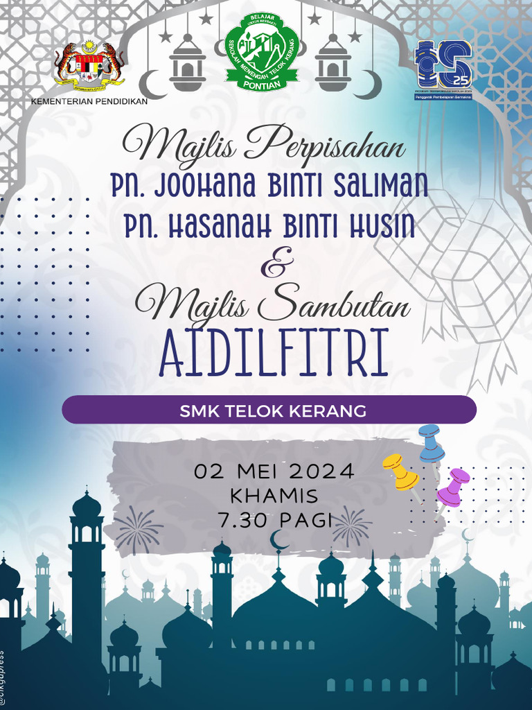 Buku Program Majlis Perpisahan Sambutan Raya | PDF