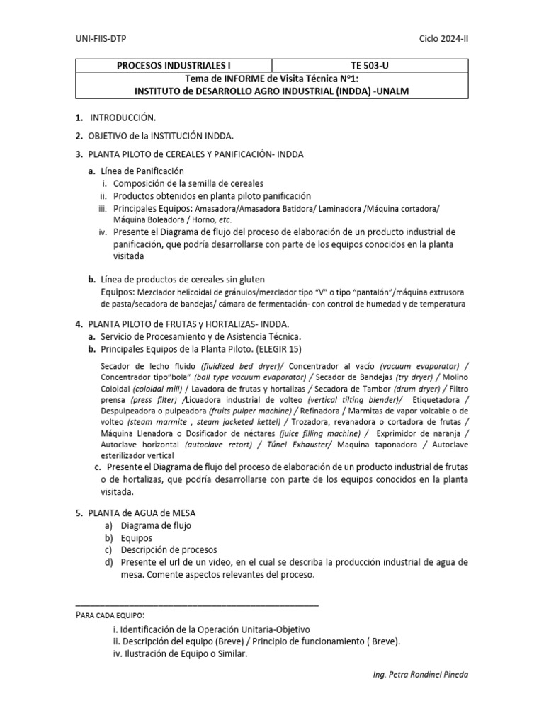 Tema Inf N°1 Indda | PDF