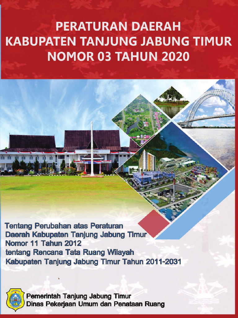 Produkhukum - 2 - Perda No 3 Tahun 2020 Tentang Perubahan RT RW 2 | PDF