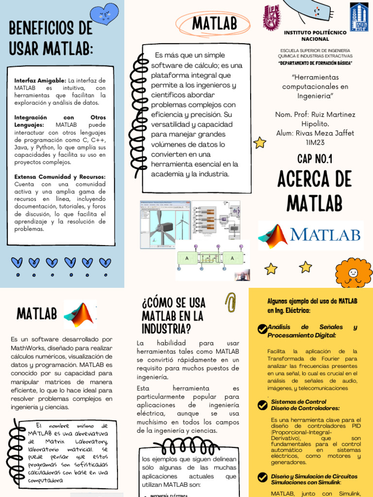 Beneficios y Usos de MATLAB en Ingeniería | PDF | Computers | Technology & Engineering