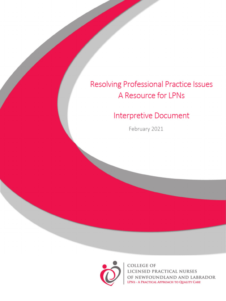 Resolving Professional Practice Issues February 2021 | PDF