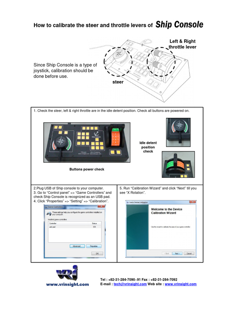 Ship Console Calibration | PDF | System Software | Computers