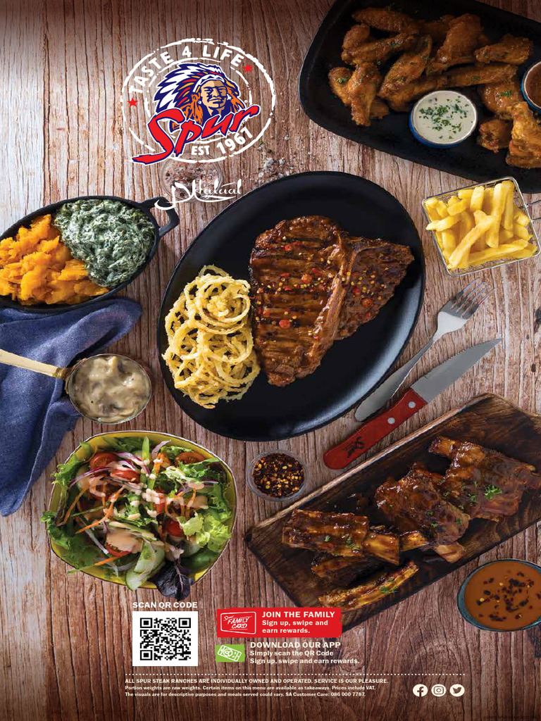 Spur Halaal Main Menu | PDF