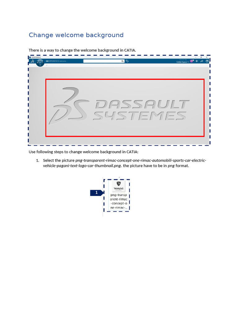 Change Welcome Background | PDF