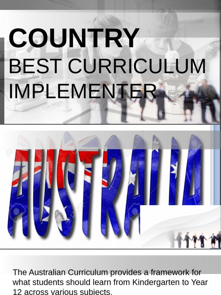 Country Best Curriculum (Australia) | PDF | Educational Assessment ...