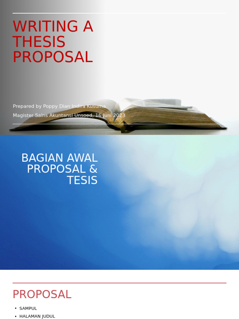 Writing A Proposal - 160623 | PDF