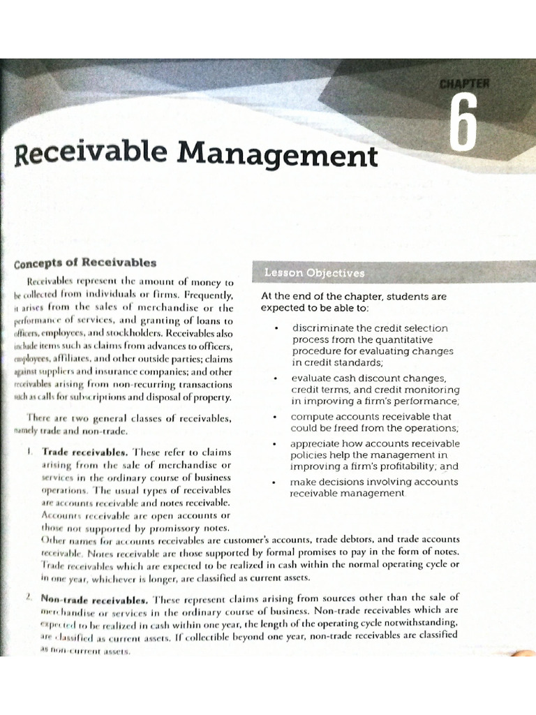 Receivable Management | PDF